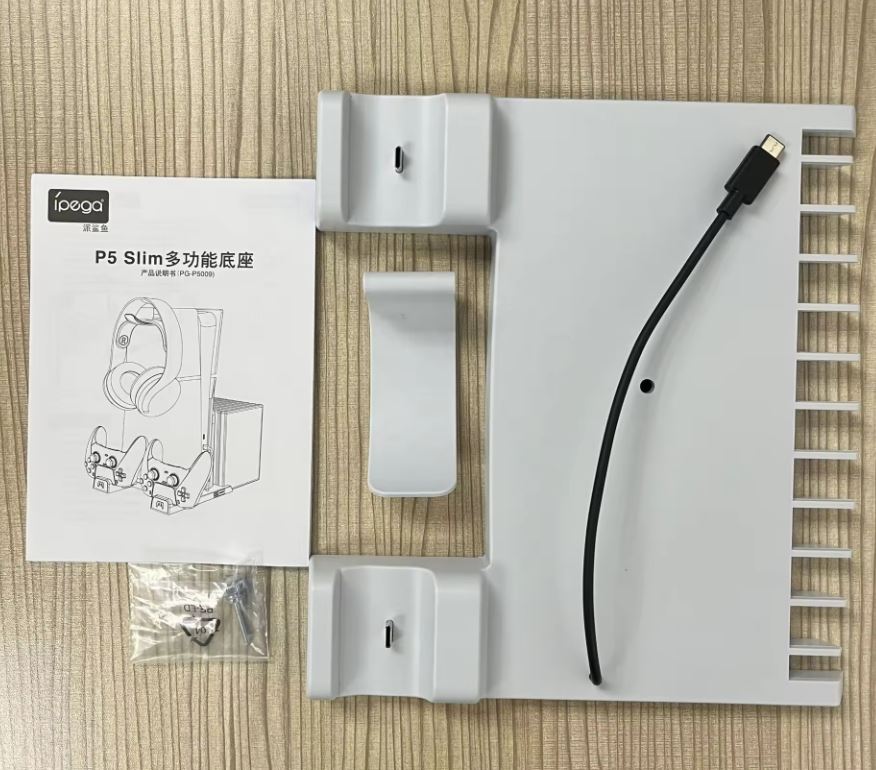 IPega Vertical Stand For PS5 Slim Console Dual Charger Disc Storage ...