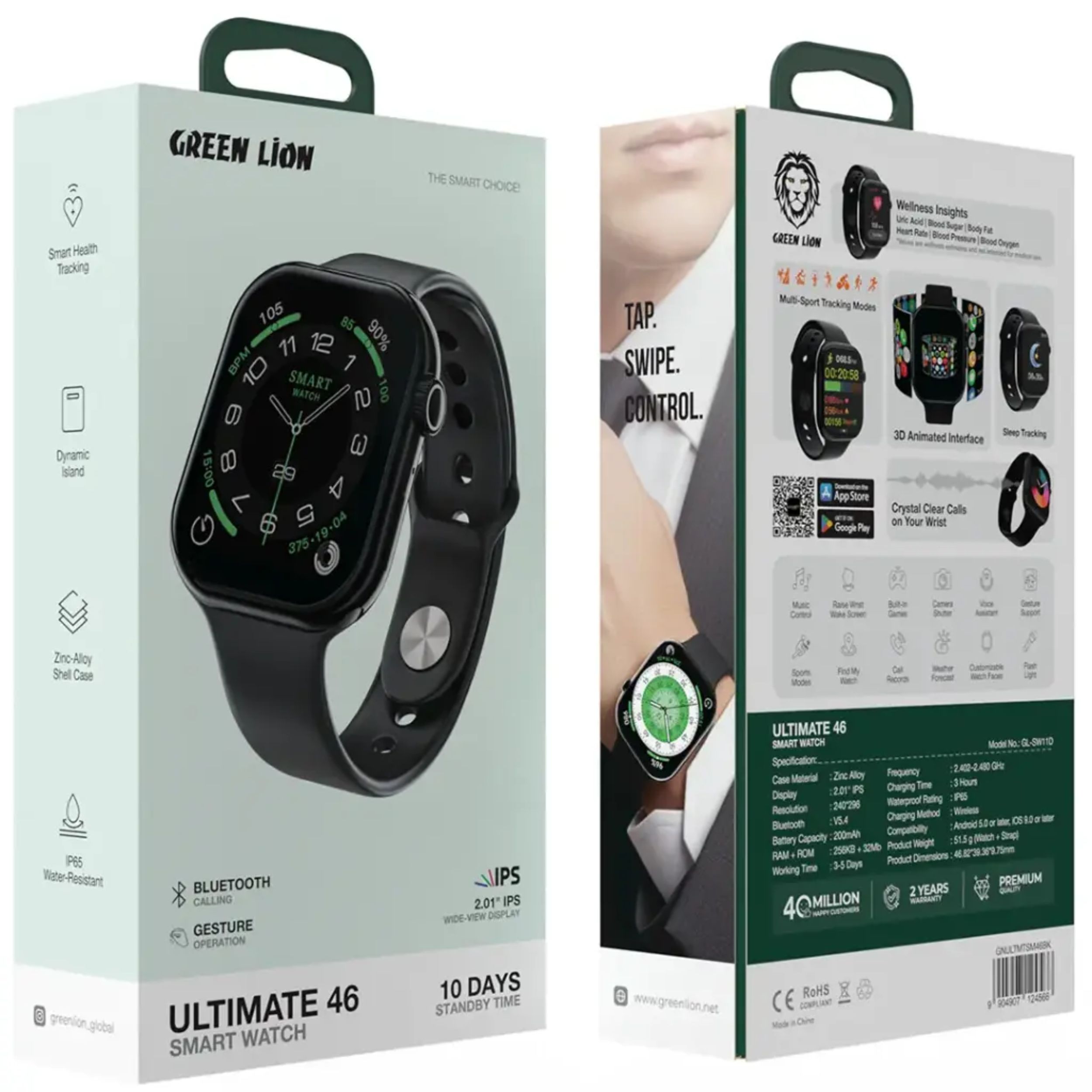 Green Lion Smart Watch Ultimate 46 - Best Online Price